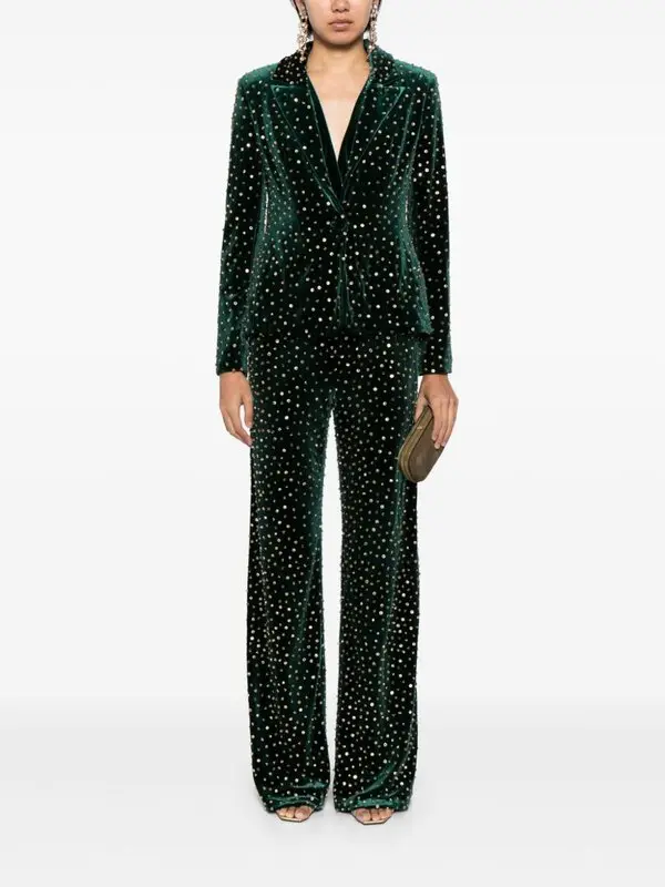 SAIID KOBEISY Beaded Tailored Trousers