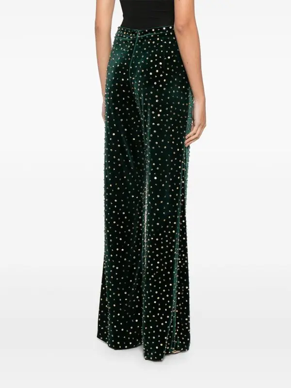 SAIID KOBEISY Beaded Tailored Trousers