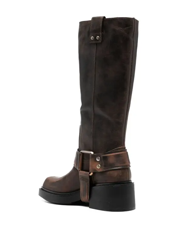VIC MATIE Saddle Calf-length Boots
