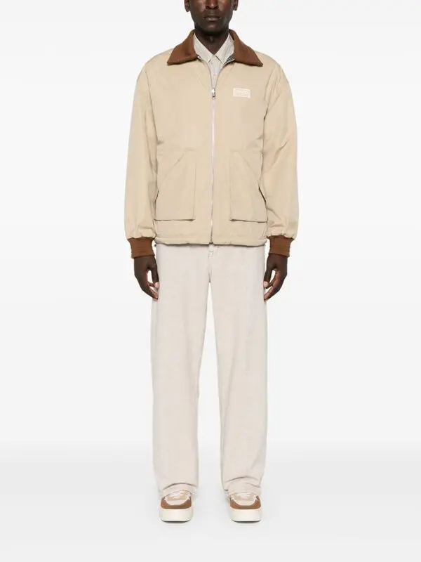 Kenzo Logo-patch Reversible Jacket - Neutrals