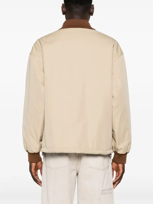 Kenzo Logo-patch Reversible Jacket - Neutrals