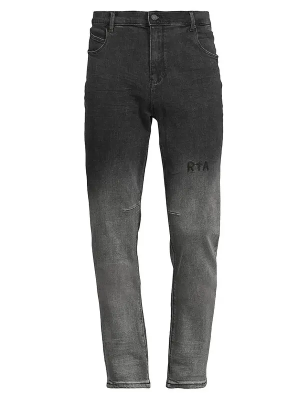 RtA Bryant Stretch Slim-fit Jeans - Light Charcoal Small