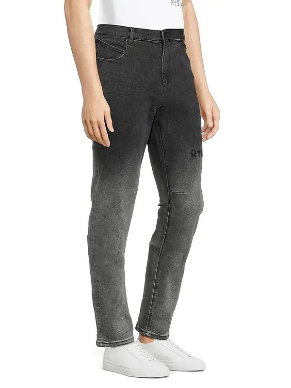 RtA Bryant Stretch Slim-fit Jeans - Light Charcoal Small