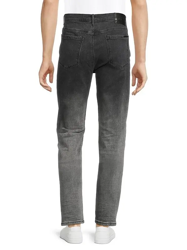 RtA Bryant Stretch Slim-fit Jeans - Light Charcoal Small