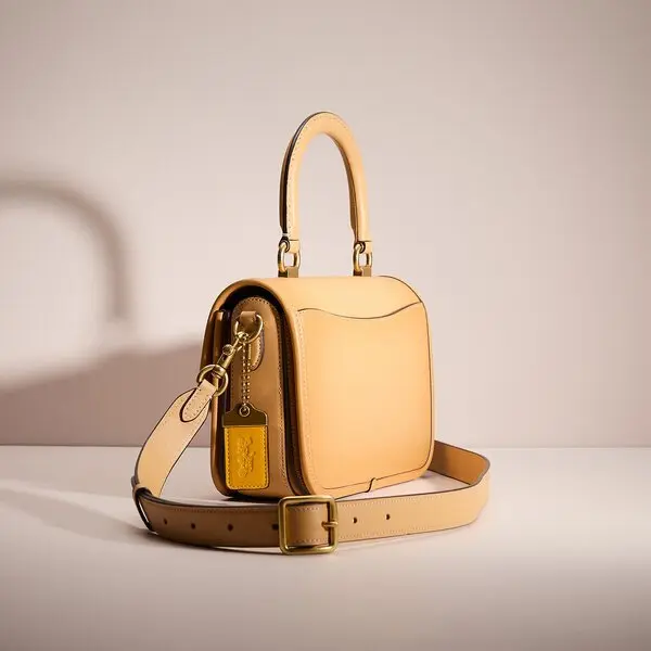 Coach Restored Rogue Top Handle Bag - Brass/Tan | Editorialist