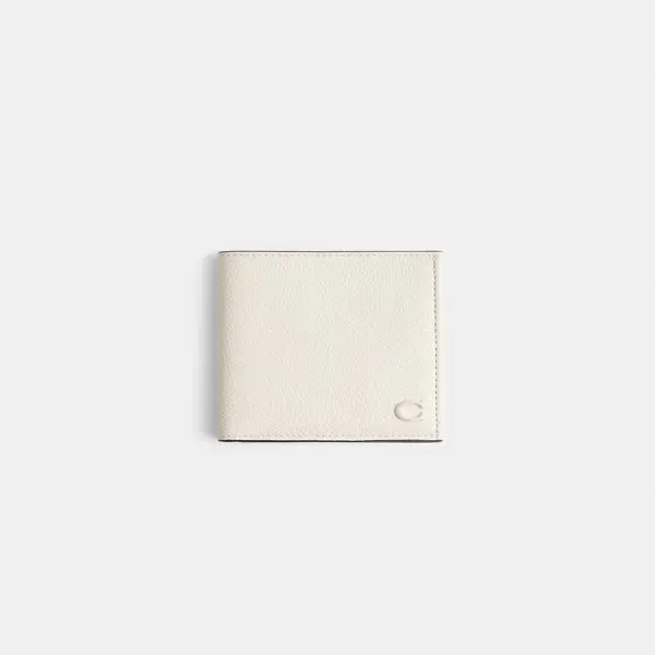COACH Restored Double Billfold Wallet - Chalk