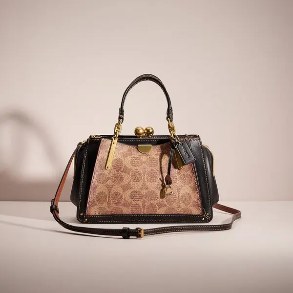 COACH Restored Kisslock Dreamer 21 In Signature Canvas