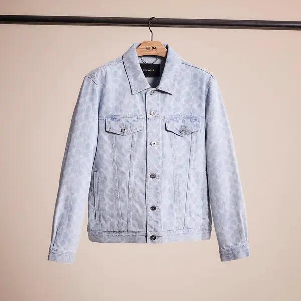 COACH Restored Signature Denim Jacket