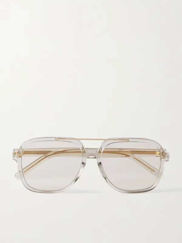 Saint Laurent Aviator Sunglasses - Neutrals