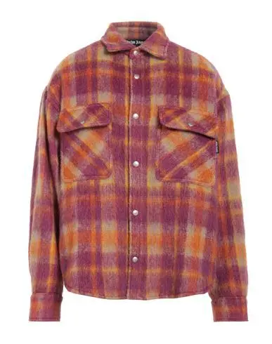 Palm Angels Shirt Size Virgin Wool, Alpaca Wool, Mohair Wool, Polyamide - Red