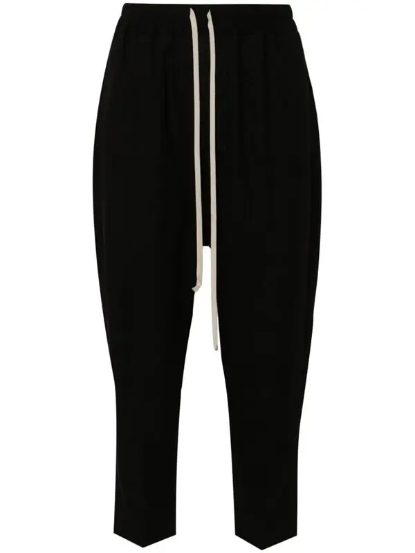 Rick Owens Astaires Cropped Trousers - Black
