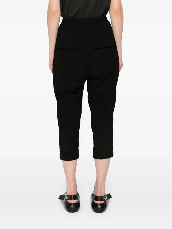 Rick Owens Astaires Cropped Trousers - Black