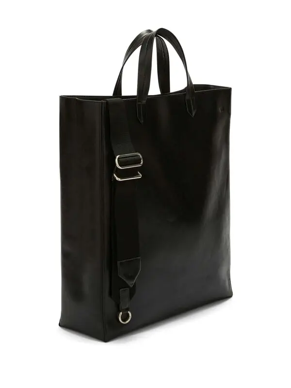JIL SANDER Large Leather Tote Bag