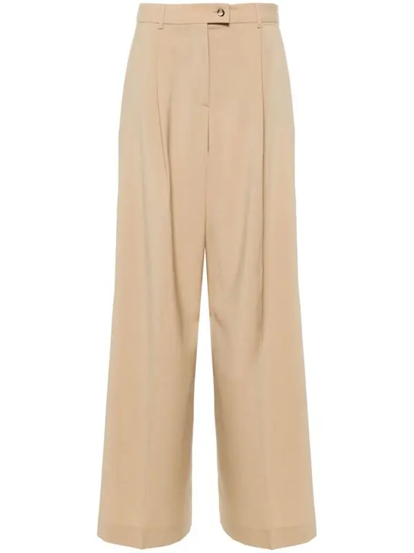Sportmax Mid-rise Palazzo Trousers
