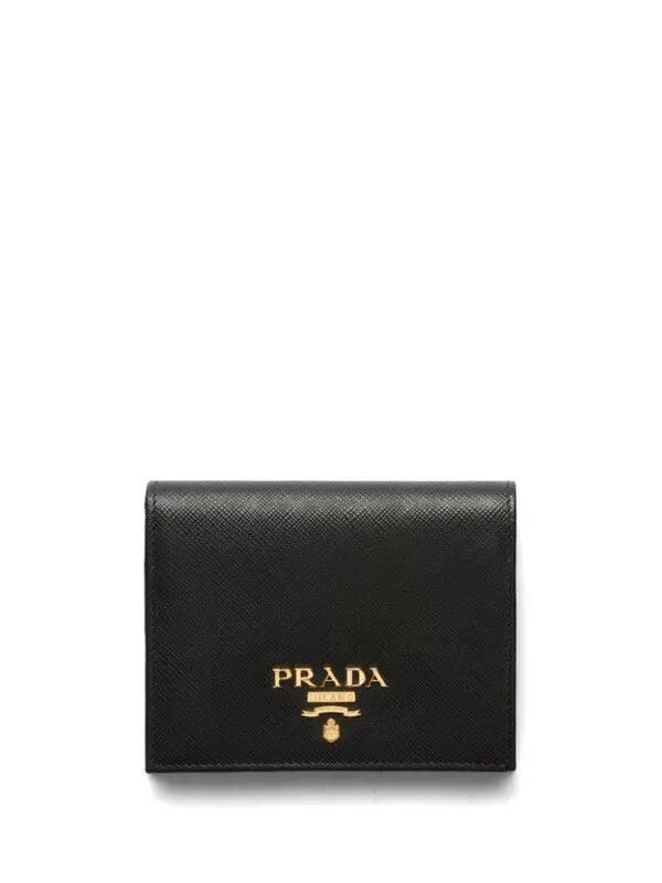 Prada Small Saffiano Leather Wallet - Black