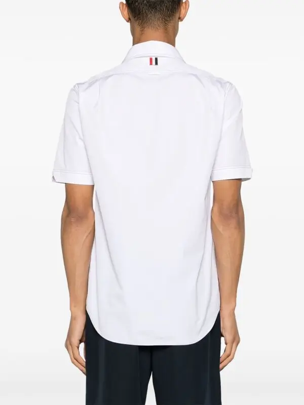 Thom Browne Decorative-stitch Cotton Shirt