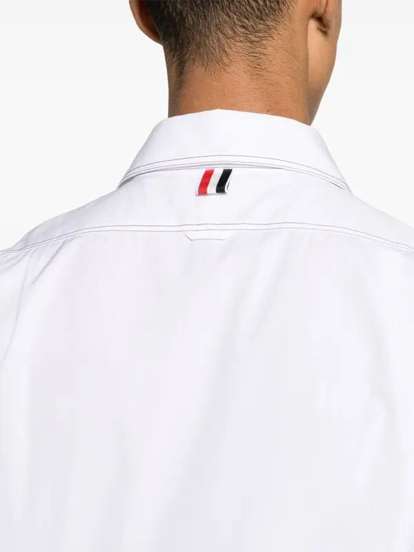 Thom Browne Decorative-stitch Cotton Shirt