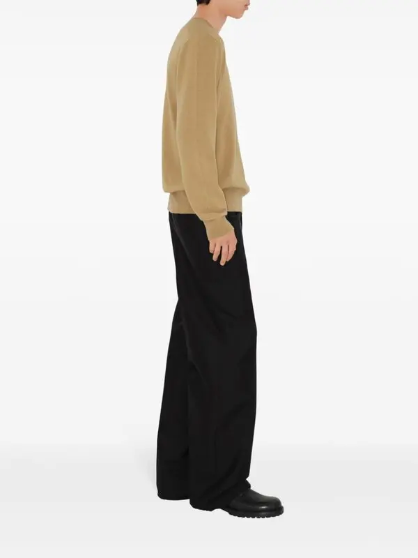 Burberry Logo-embroidered Cashmere Jumper