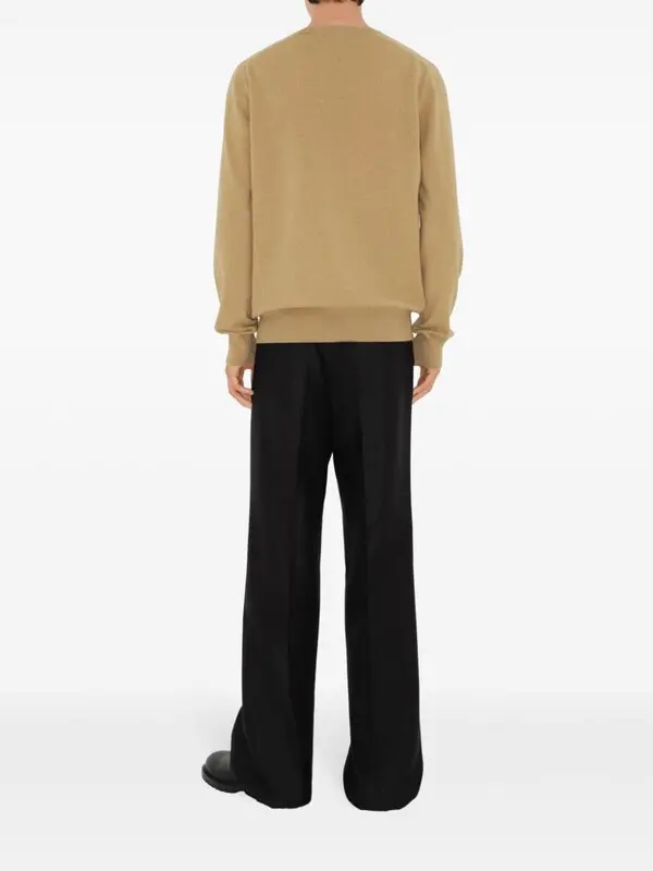 Burberry Logo-embroidered Cashmere Jumper