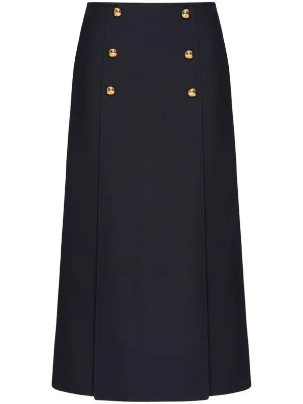 Valentino Garavani Crepe Couture Midi Skirt