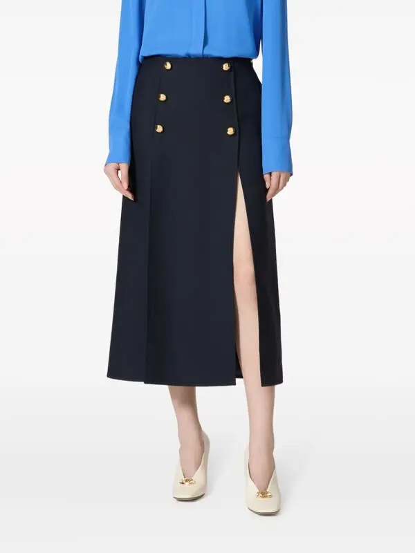 Valentino Garavani Crepe Couture Midi Skirt