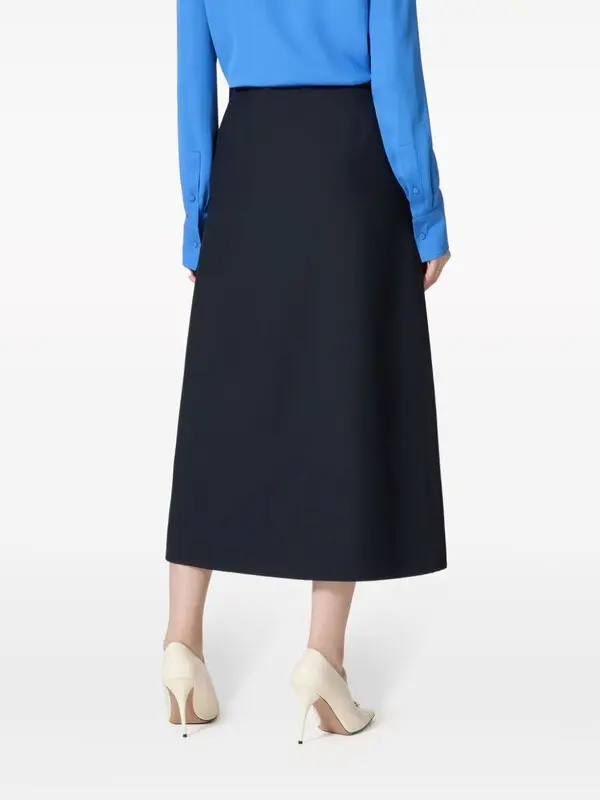 Valentino Garavani Crepe Couture Midi Skirt