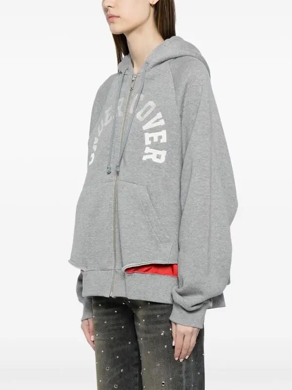 UNDERCOVERISM Oversized Zip-up Hooded Jacket