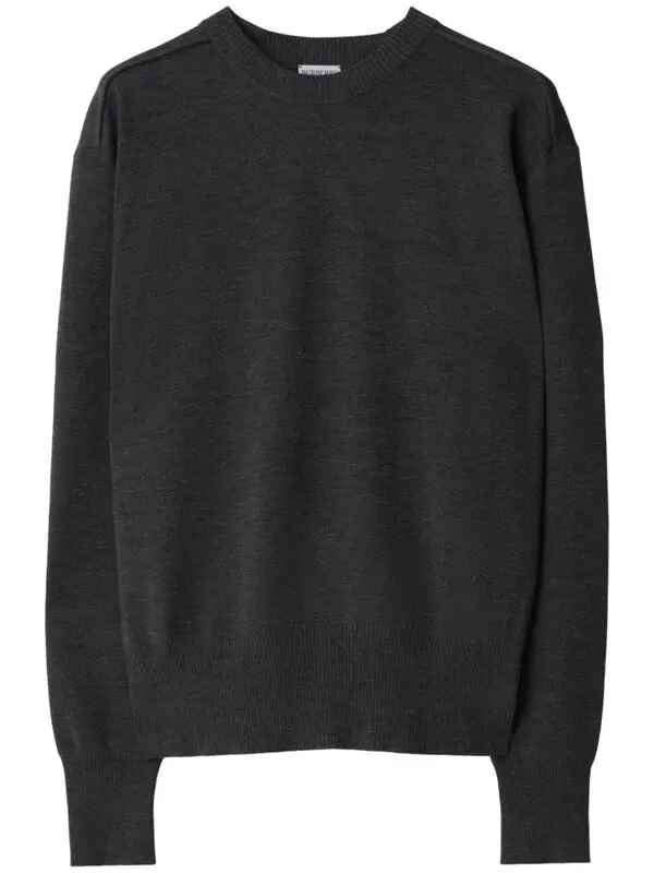 Burberry Mélange-effect Wool Jumper