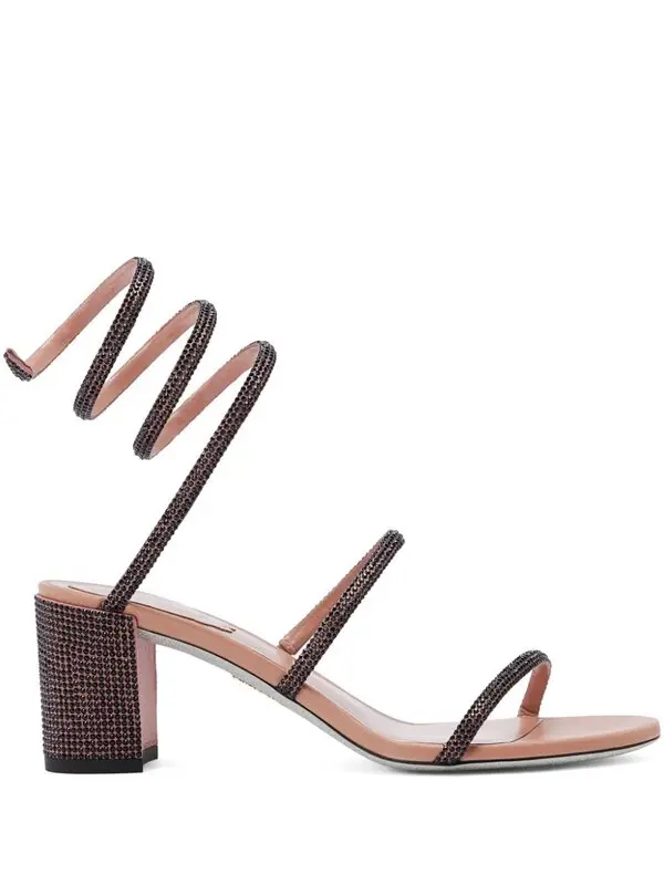 Rene Caovilla 75mm Crystal-embellished Sandals