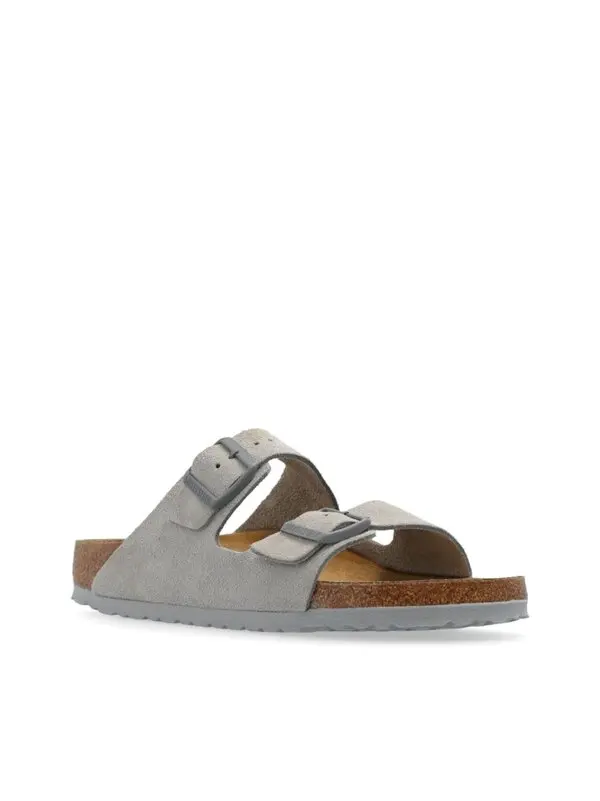 BIRKENSTOCK Arizona Suede Sandals - Grey