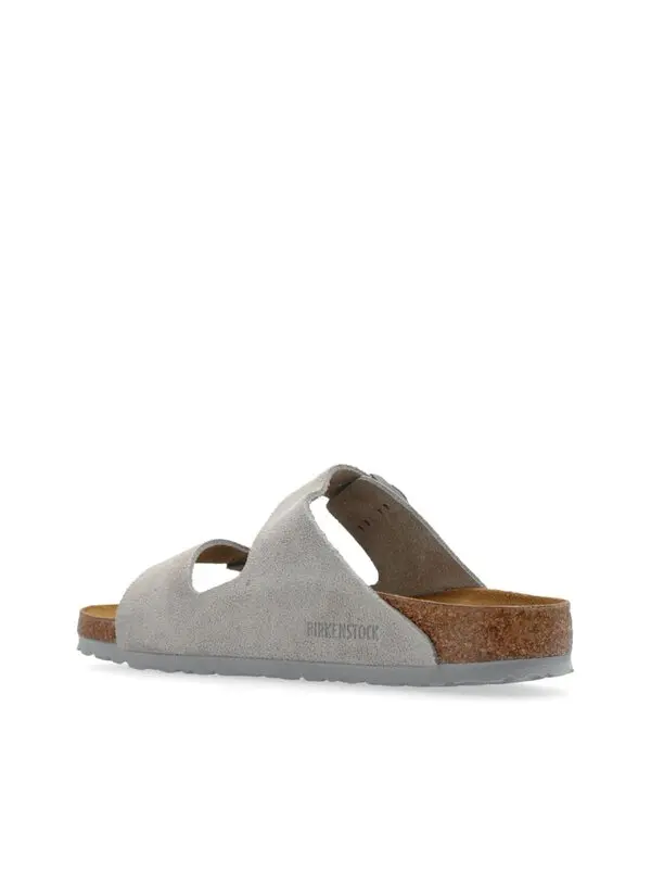 BIRKENSTOCK Arizona Suede Sandals - Grey