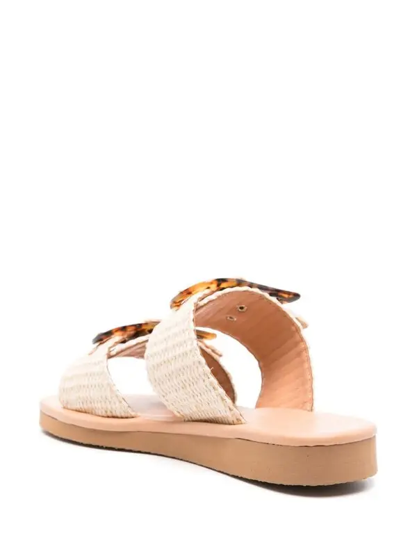 ANCIENT GREEK SANDALS Iaso Straw Sandals