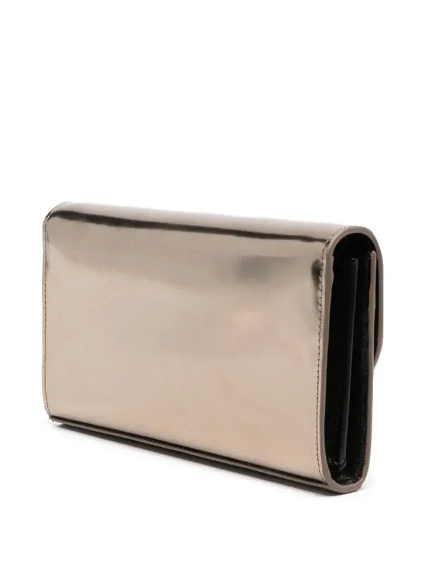 DIESEL® Leather Wallet On Chain - Gold