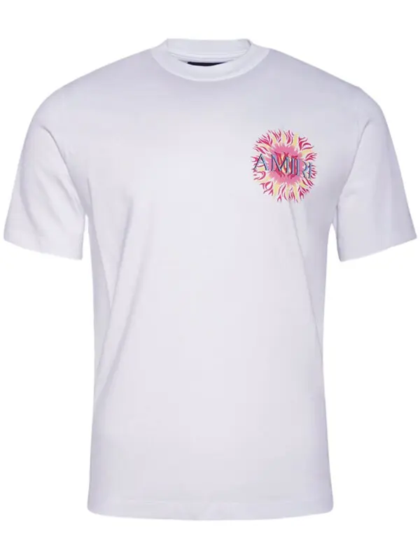 Amiri Sun Cotton T-shirt - White