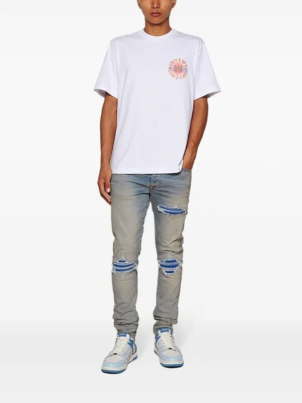 Amiri Sun Cotton T-shirt - White