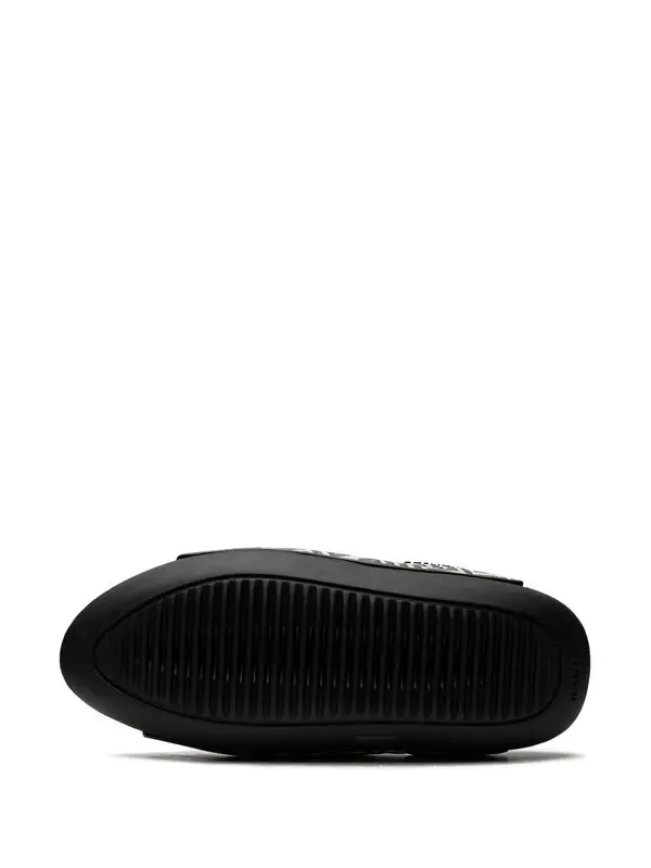 Balmain Monogram Print Padded Slides