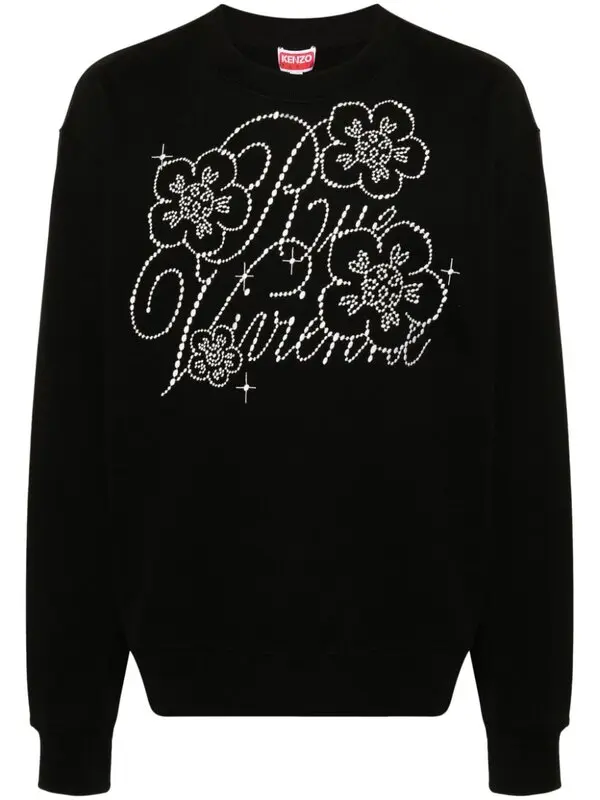 Kenzo Constellation-embroidered Cotton Sweatshirt