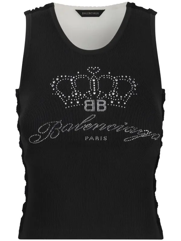 Balenciaga Embellished Sleeveless Top