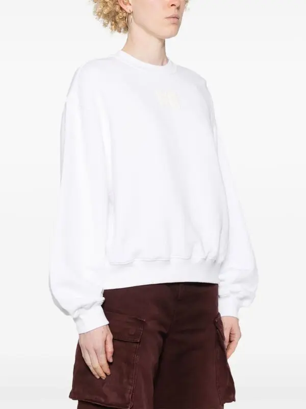 Alexander Wang Puff Logo Sweatshirt - White | Editorialist