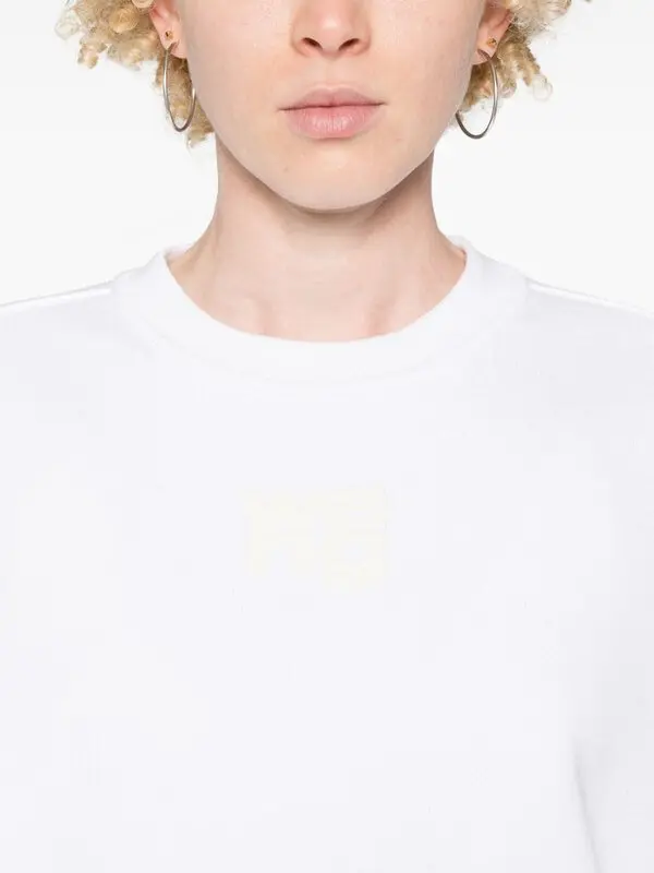 Alexander Wang Puff Logo Sweatshirt - White | Editorialist