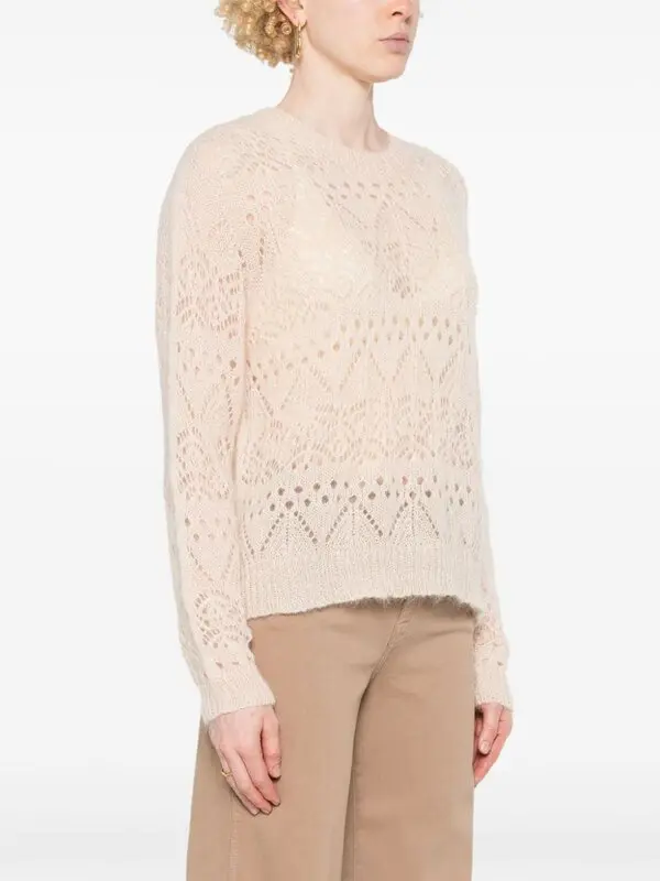 TWINSET Openwork Crochet Jumper