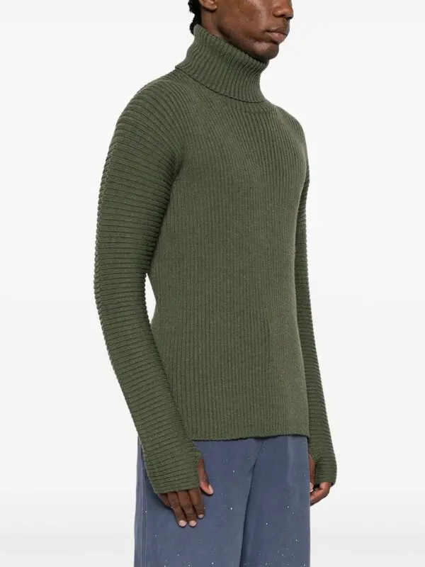 Kenzo Roll-neck Ribbed-knit Jumper