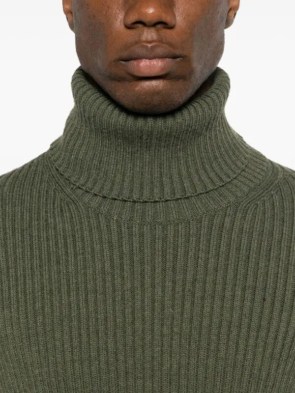 Kenzo Roll-neck Ribbed-knit Jumper