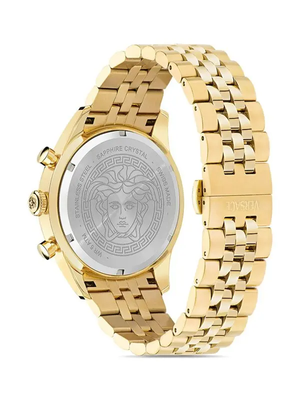 Versace Chrono Master 44mm Bracelet Watch - Black