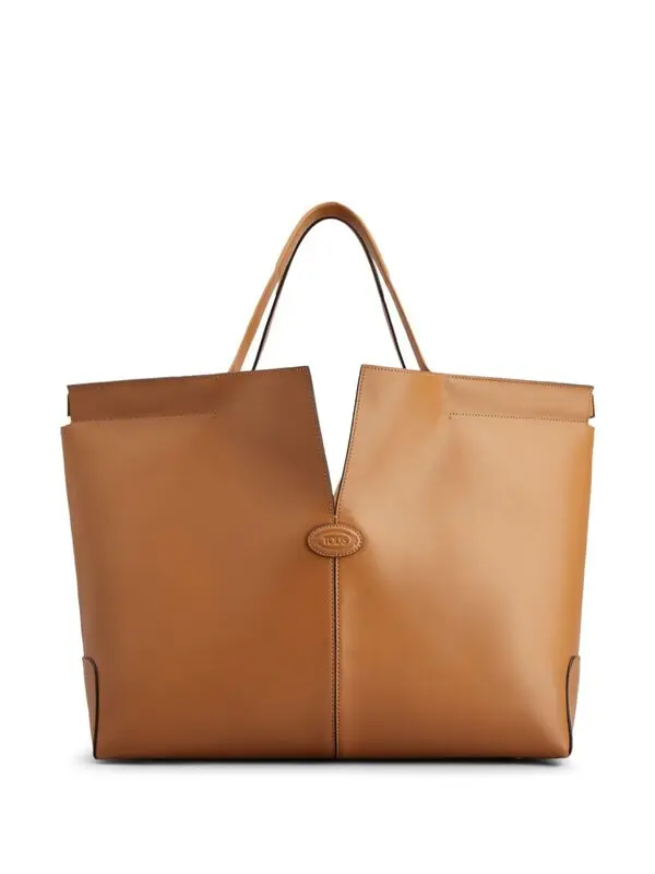 TOD'S Leather Tote - Brown
