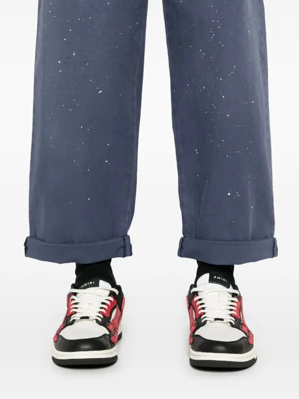 GOLDEN GOOSE Straight-leg Cotton Chinos - Blue