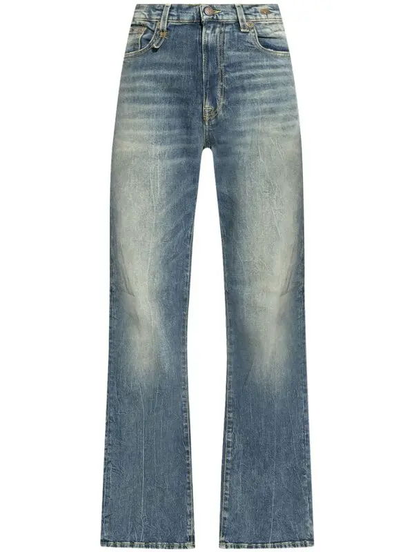 R13 Logo Patch Long Jeans
