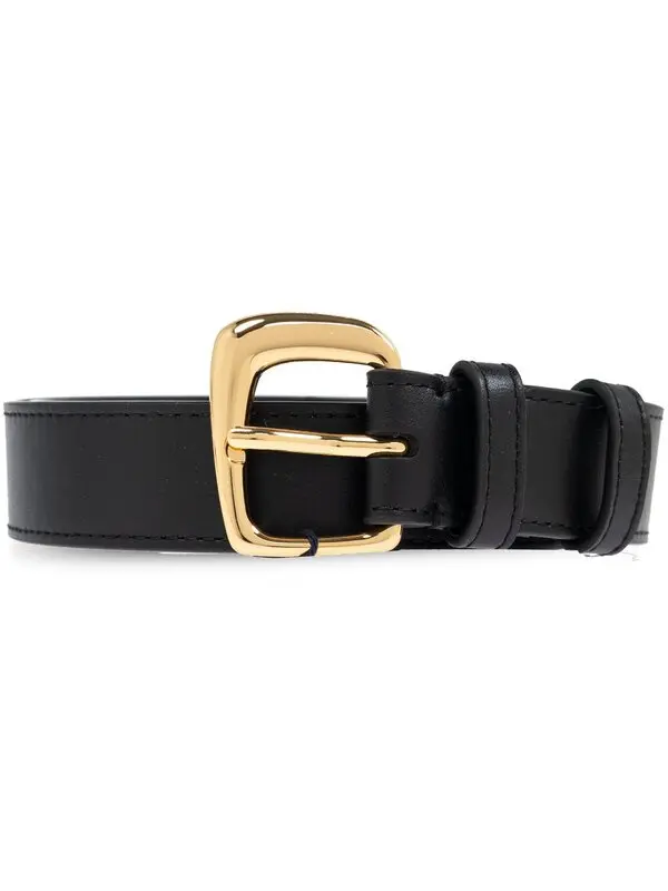 Jacquemus Ovalo Leather Belt - Black
