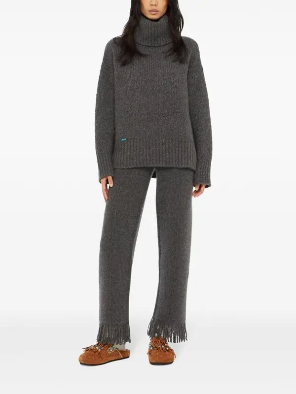 Alanui Logo-tag Roll-neck Jumper