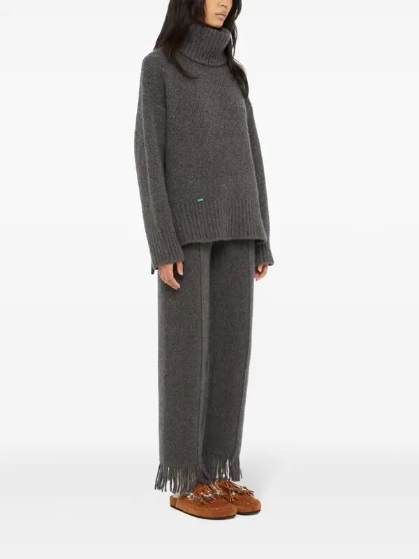 Alanui Logo-tag Roll-neck Jumper